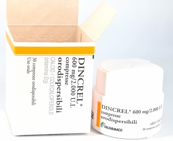 DINCREL 600 MG/2.000 U.I. compresse