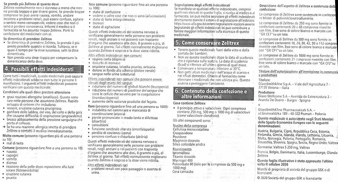 Zelitrex Leaflet