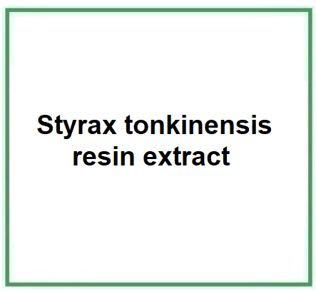 Styrax tonkinensis resin extract